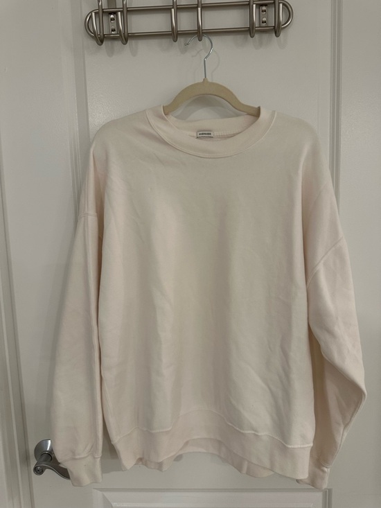 Abercrombie & Fitch | Tops | Abercrombie Fitch Cream Oversized ...